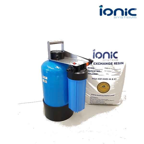 DI Resin Vessel with Sediment Filter 10 Inch and Handle