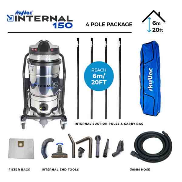 SkyVac Interceptor with Elite Poles - Pull Start